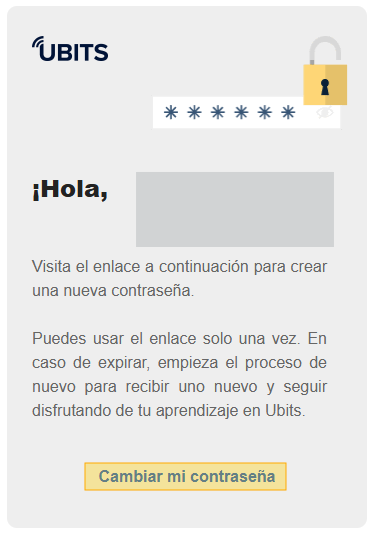 ¿Olvidaste tu contraseña? – Ubits Learning Solutions